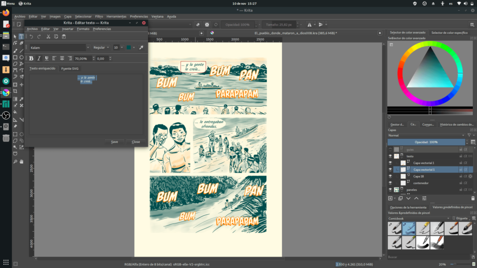 Tutorial: Como hacer cómics en Krita - Utopix