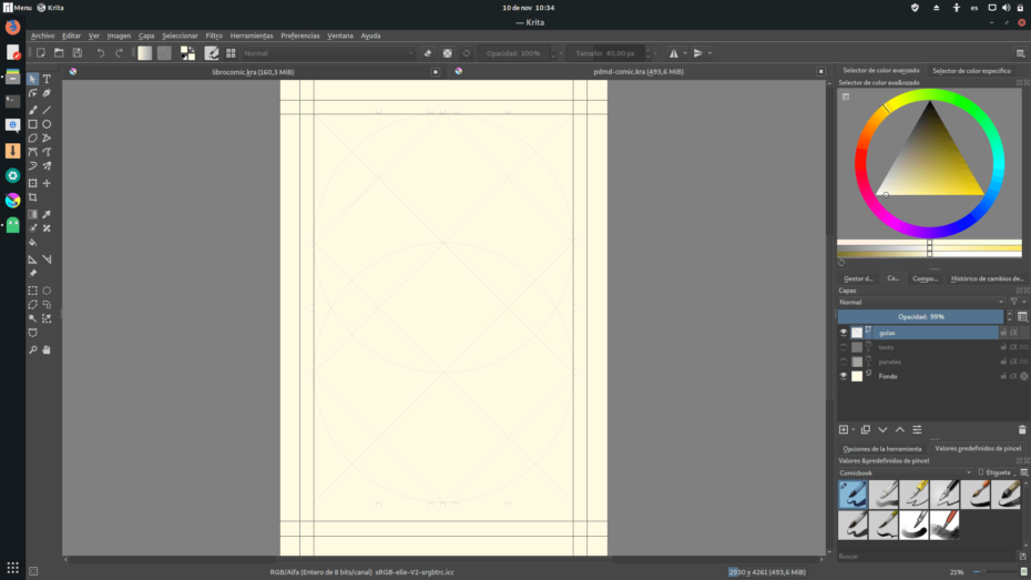 Tutorial: Como hacer cómics en Krita - Utopix